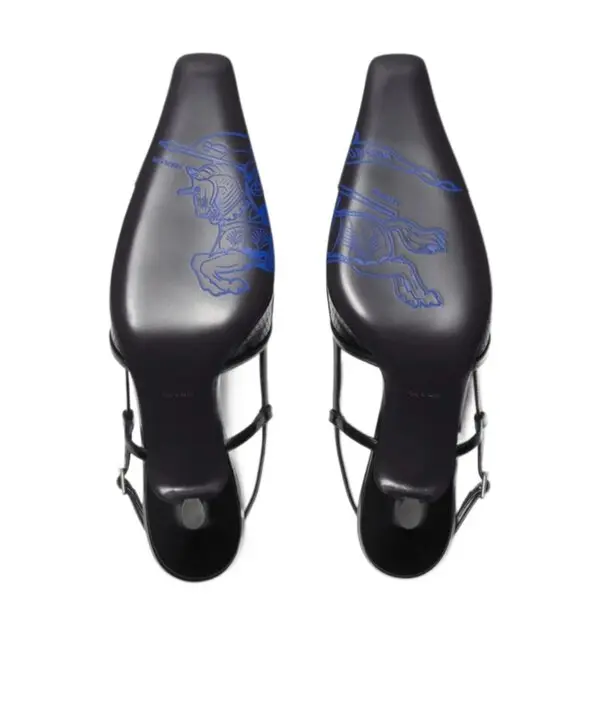 Burberry Square-toe Slingback Pumps