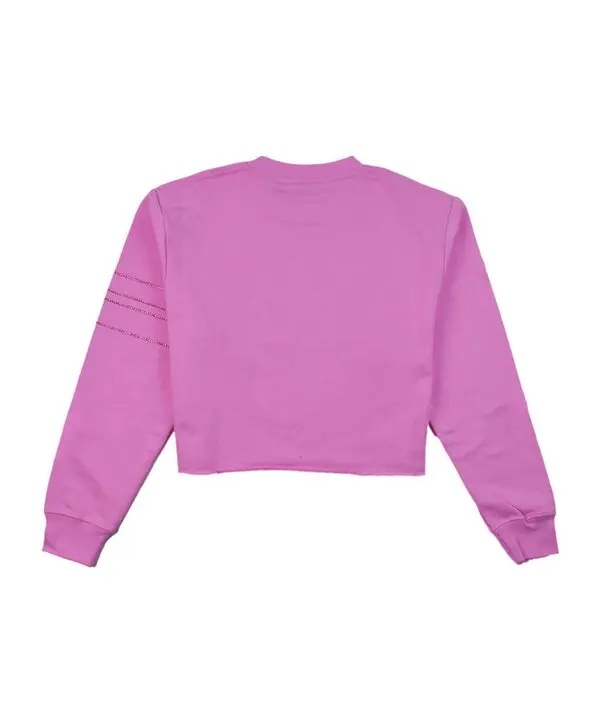 Gcds Embellished Logo Cropped Sweater