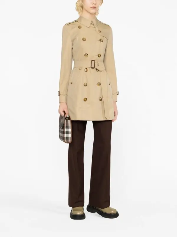 Burberry Short Kensington Trench Coat