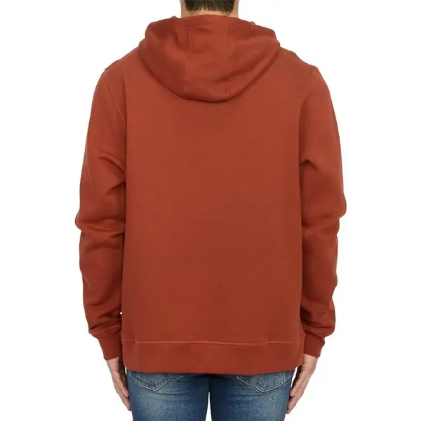 Barbour X Maison Kitsuné Fox Head Embroidered Hoodie - Red
