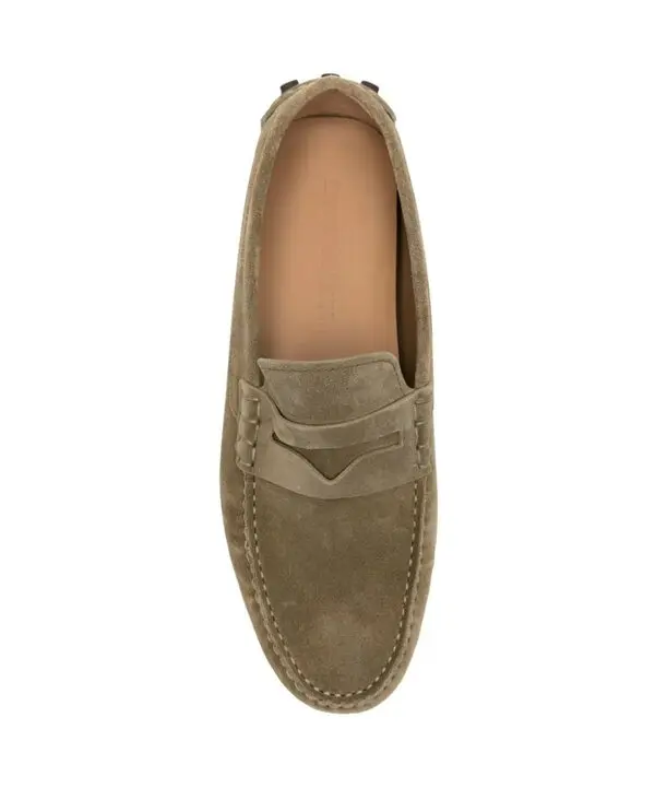 Emporio Armani Suede Penny Loafers