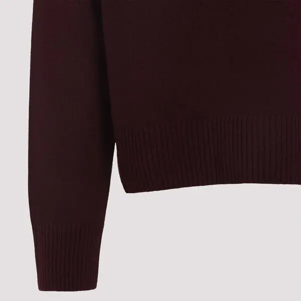 AMI Paris Knitted Jumper With High Neck