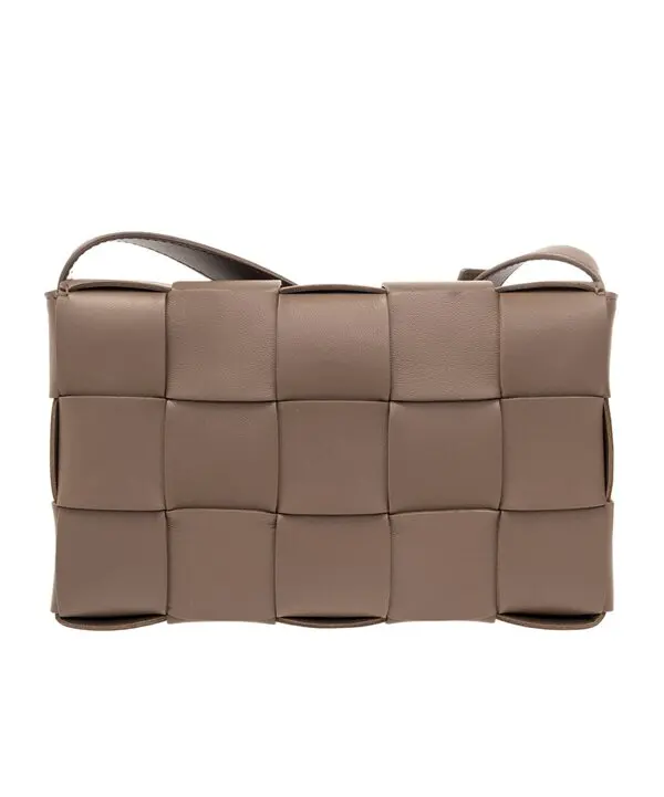 Bottega Veneta Cassette Zipped Shoulder Bag - Brown