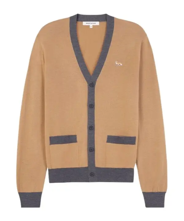 Maison Kitsuné Baby Fox-patch Button-up Cardigan