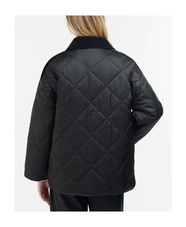 Barbour Logo Quilted Jacket - Black