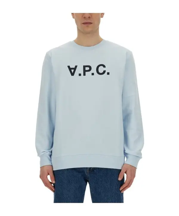 A.p.c. Logo Printed Crewneck Sweatshirt