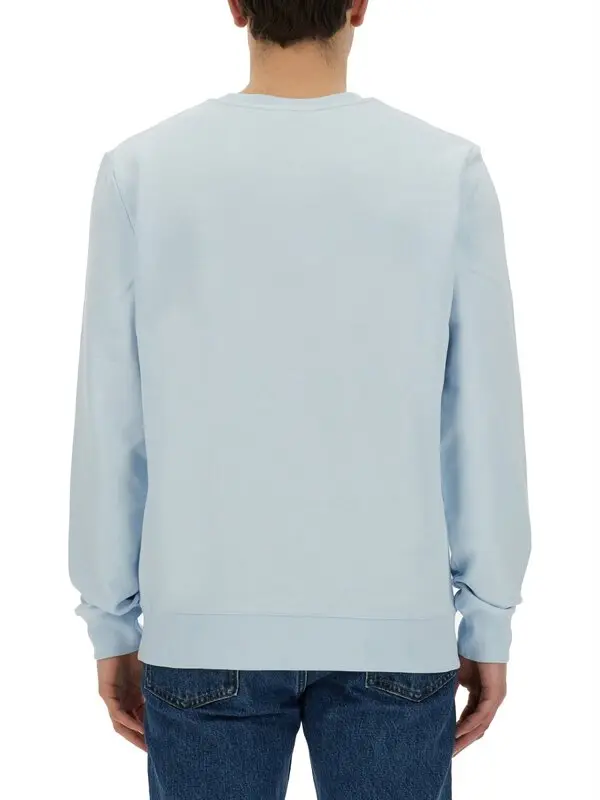 A.p.c. Logo Printed Crewneck Sweatshirt