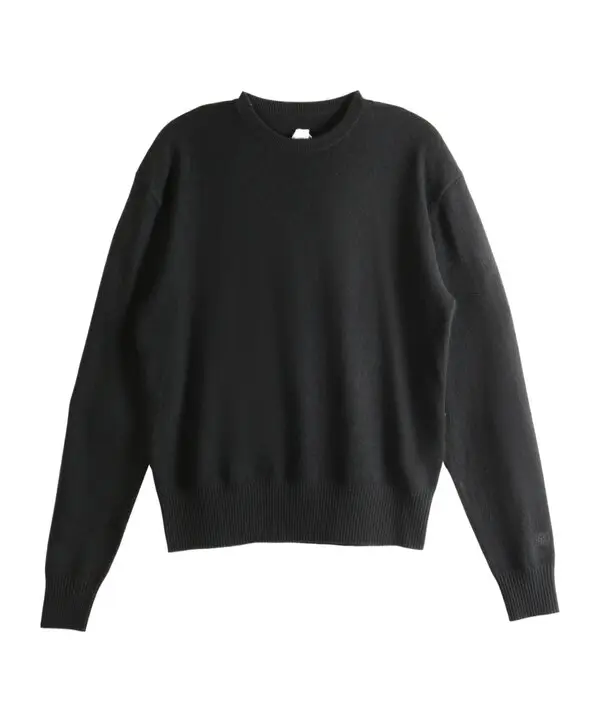 TOTEME Round Neck Knitted Jumper With Ribbed Cuffs And Hem