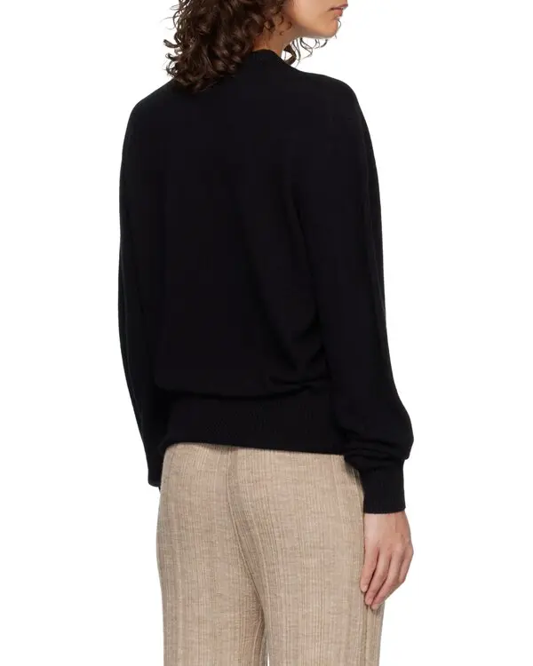 TOTEME Round Neck Knitted Jumper With Ribbed Cuffs And Hem