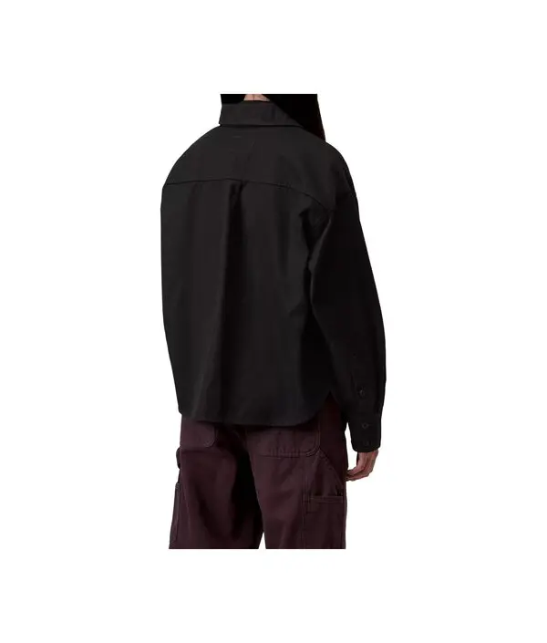 Carhartt Work In Progress Buttoned Patch-pocket Shirt - Black