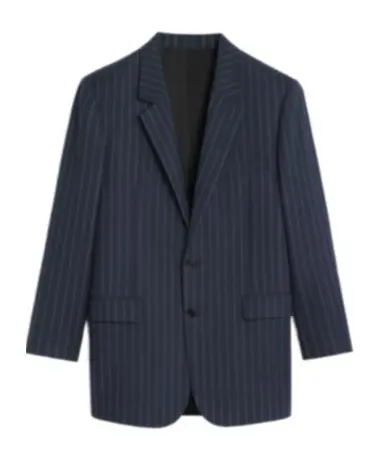 Celine Striped Wool Blazer