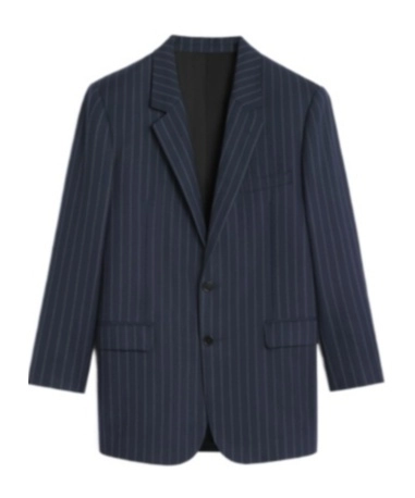 Celine Striped Wool Blazer