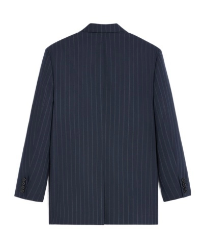 Celine Striped Wool Blazer