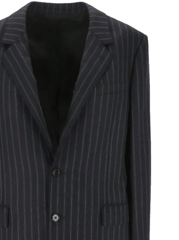 Celine Striped Wool Blazer