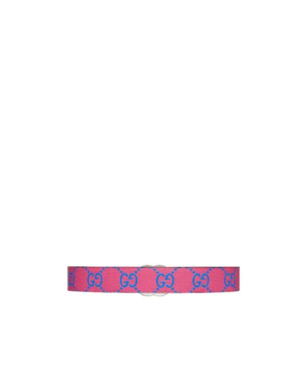 Gucci Gg Marmont Wide Belt - Pink