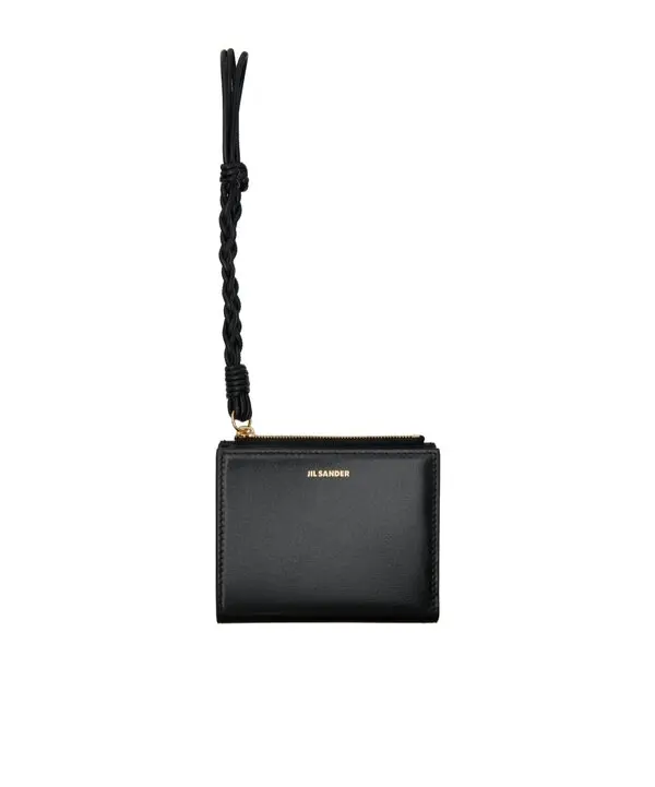 JIL SANDER Tangle Mini Wallet - Black