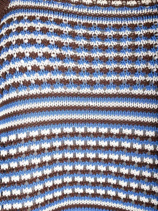 A.p.c. Striped Crochet Top