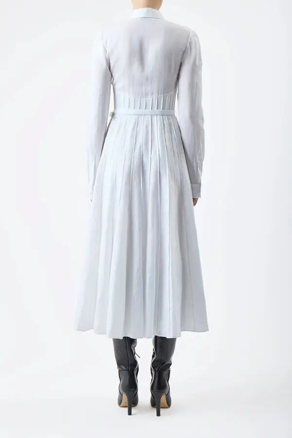 Gabriela Hearst Dewi Midi Shirt Dress