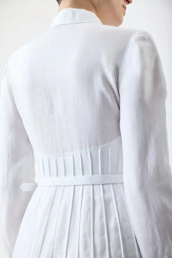 Gabriela Hearst Dewi Midi Shirt Dress