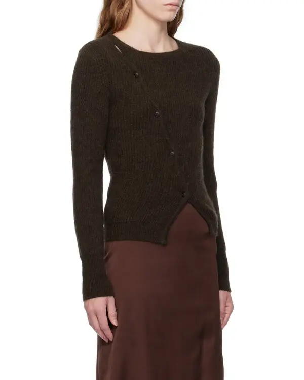 Jacquemus La Pau Cut-out Long-sleeved Cardigan