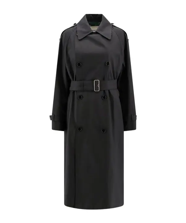 Burberry Double Breasted Belted Waist Trench Coat
