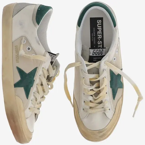 GOLDEN GOOSE Super Star Penstar Double Quarter Sneakers - Nude
