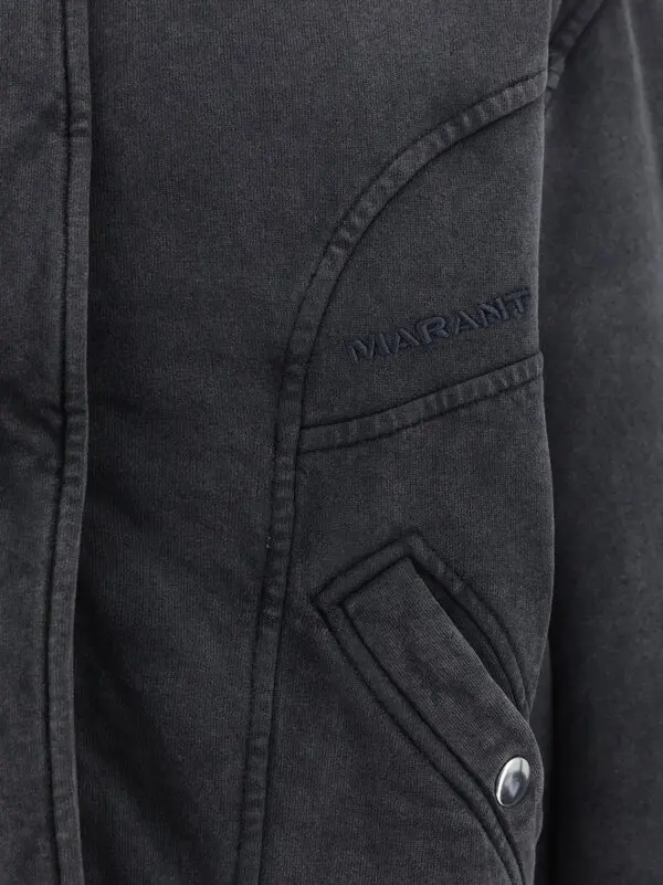 Isabel Marant Étoile Paverti Panelled Zipped Bomber Jacket