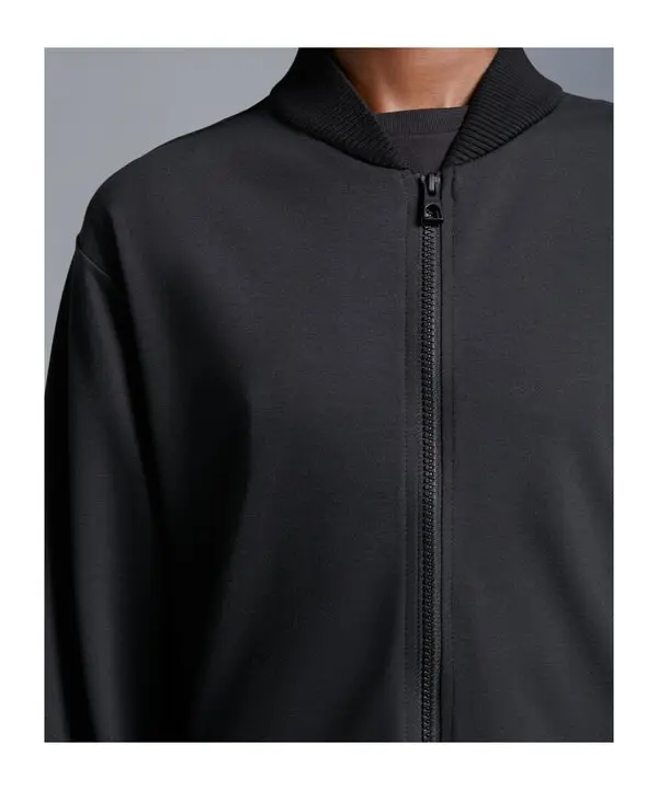 Moncler Zip-up Logo Patch Sweatshirt