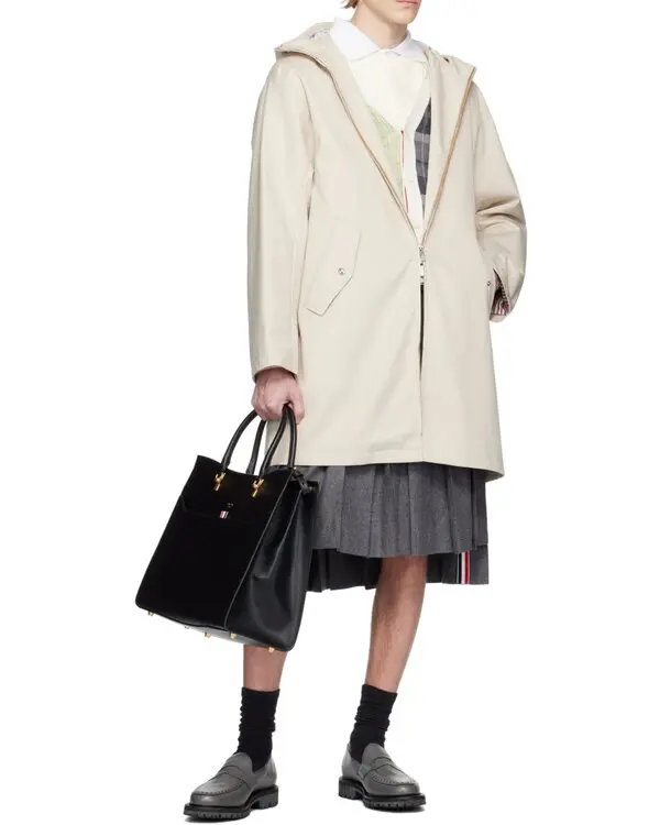 Thom Browne Hooded Cotton Parka
