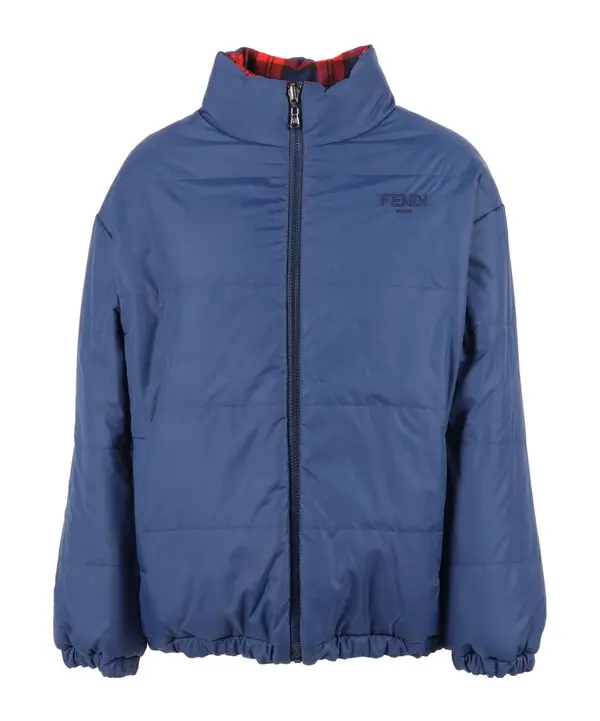 Fendi Reversible Plaid Puffer Jacket