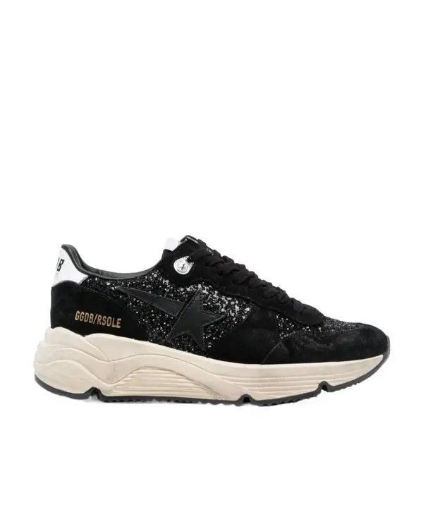 GOLDEN GOOSE Running Sole Glittered Sneakers