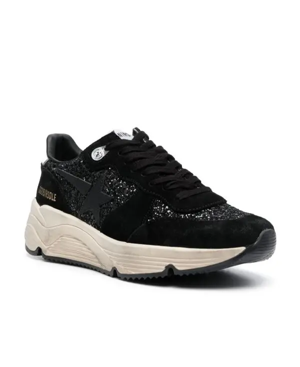 GOLDEN GOOSE Running Sole Glittered Sneakers