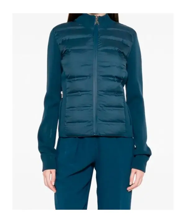 Patrizia Pepe Quilted Zipped Puffer Jacket