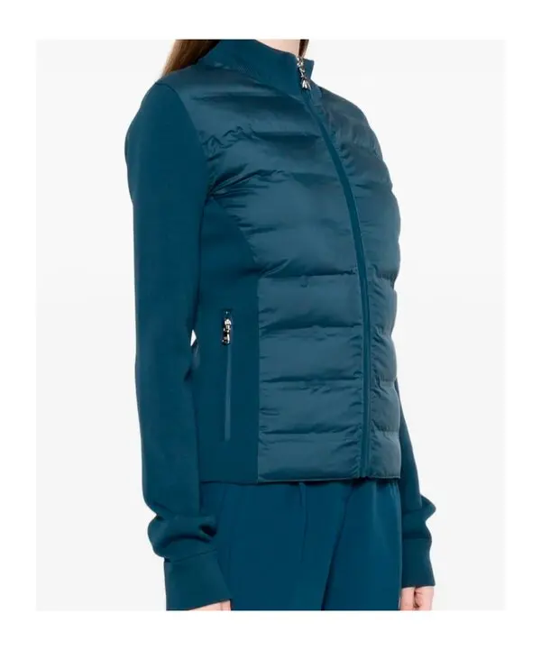 Patrizia Pepe Quilted Zipped Puffer Jacket