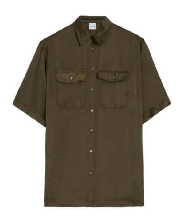 Aspesi Short-sleeved Pocket Shirt - Brown