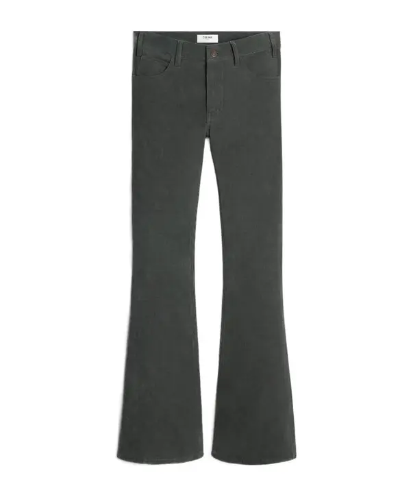 Celine Marco Corduroy Trumpet Leg Jeans
