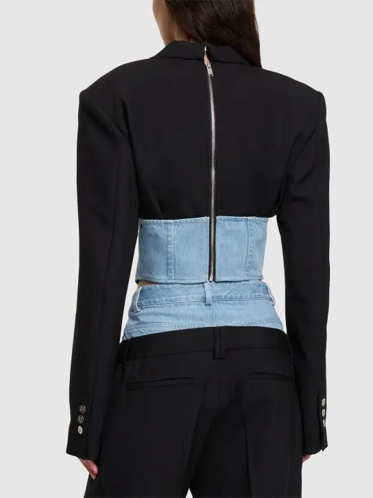 DION LEE Patchwork Casual Jacket