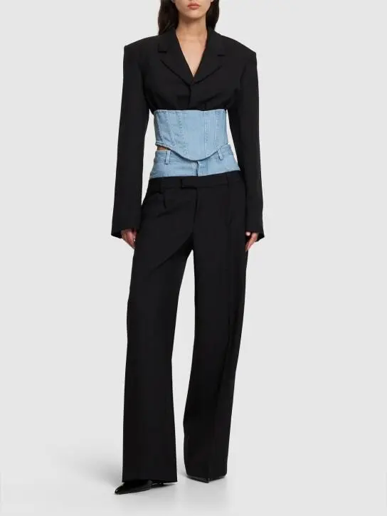 DION LEE Patchwork Casual Jacket