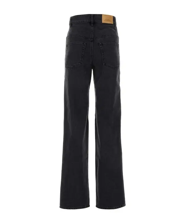 Isabel Marant Étoile Logo Patch Straight-leg Jeans