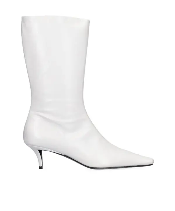 JIL SANDER Zippered Mid Calf Boots