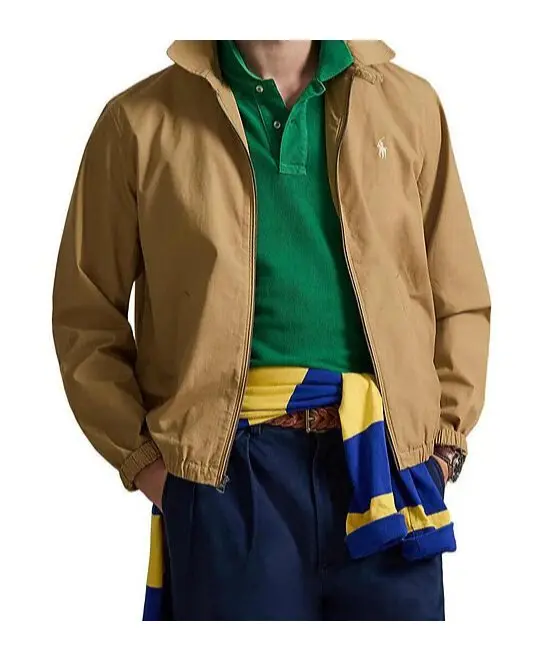 Polo Ralph Lauren Logo Detail Zip-up Jacket - Beige
