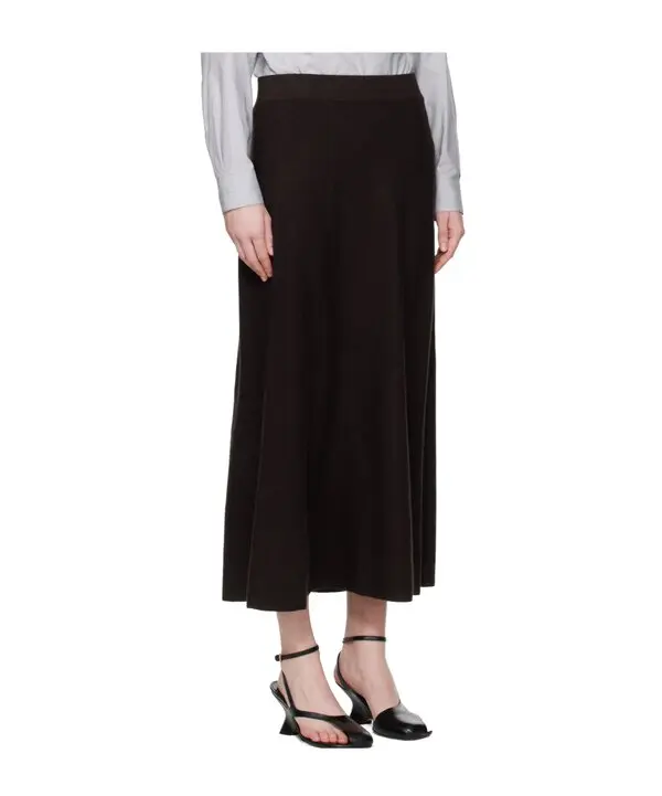 LISA YANG Torie Midi Skirt - Black