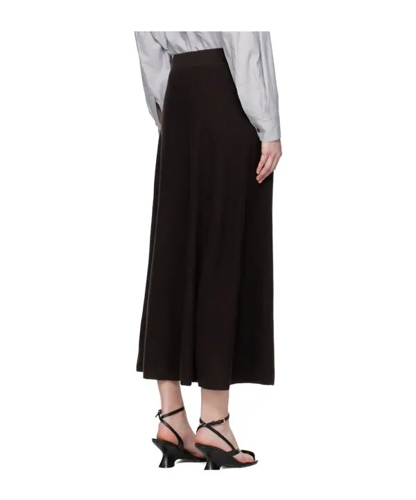 LISA YANG Torie Midi Skirt - Black