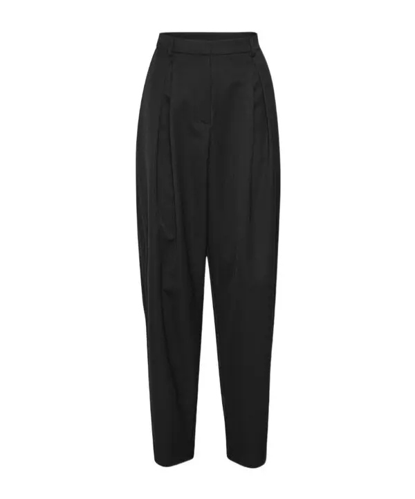ROTATE BY BIRGER CHRISTENSEN Pleated Tailored Trousers - Black