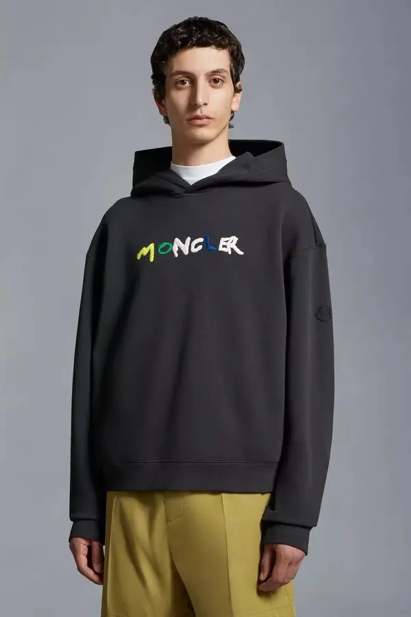Moncler Embroidered Logo Hoodie