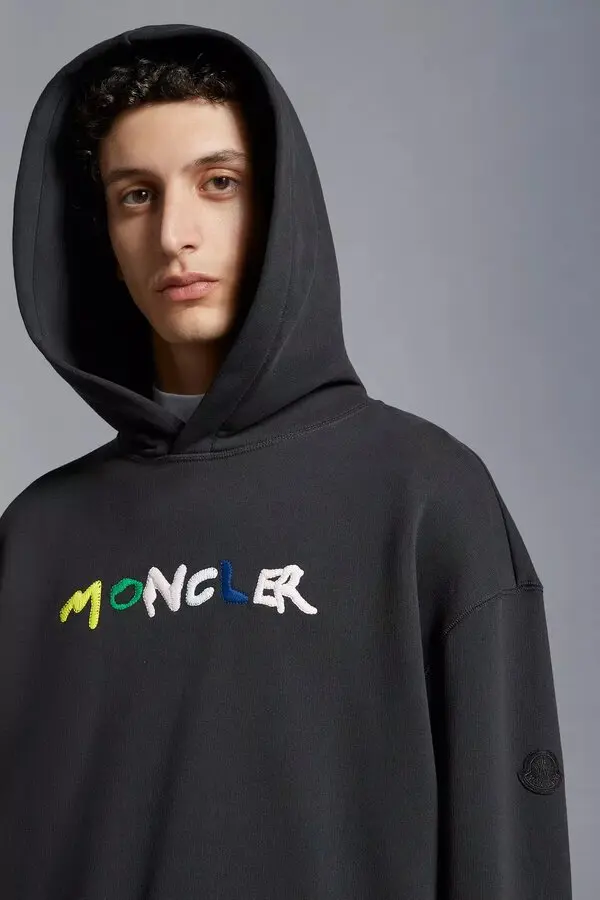 Moncler Embroidered Logo Hoodie