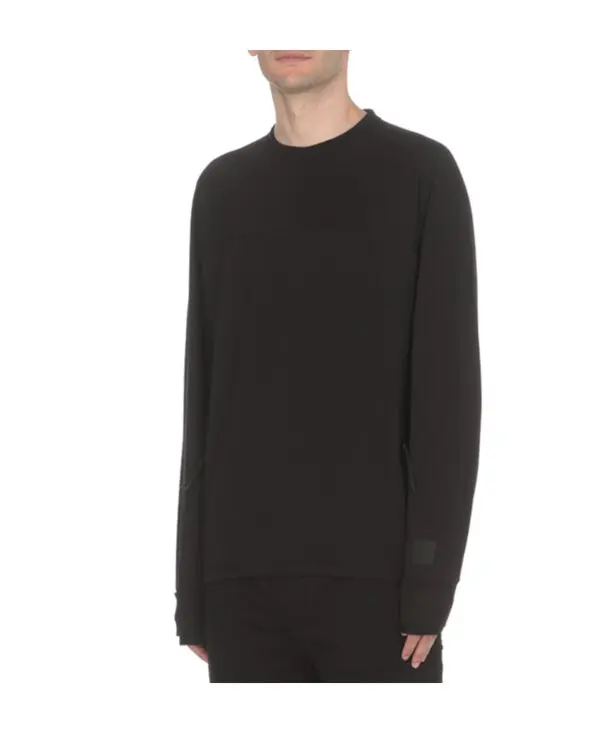 C.P. COMPANY Logo Patch Crewneck Sweatshirt