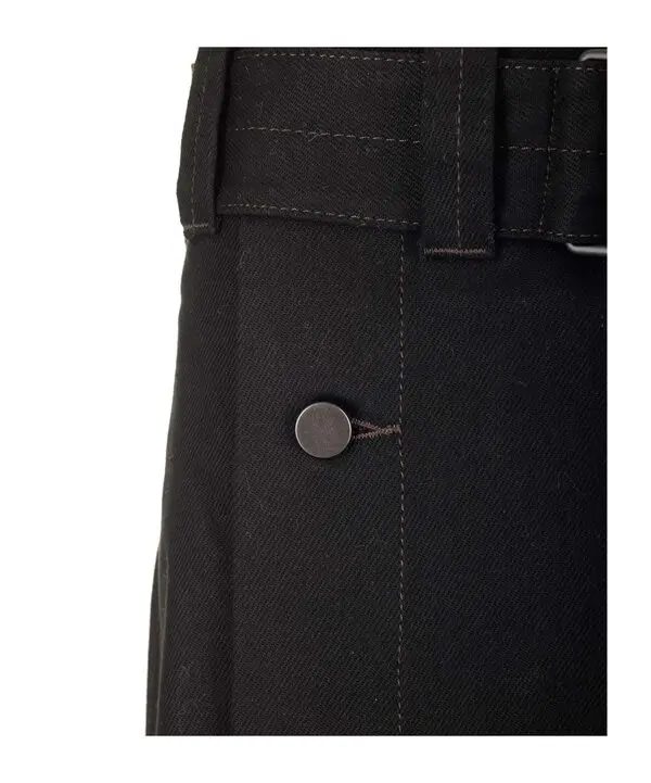 LEMAIRE Belted Apron Midi Skirt