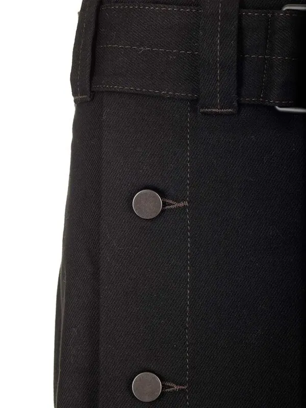 LEMAIRE Belted Apron Midi Skirt