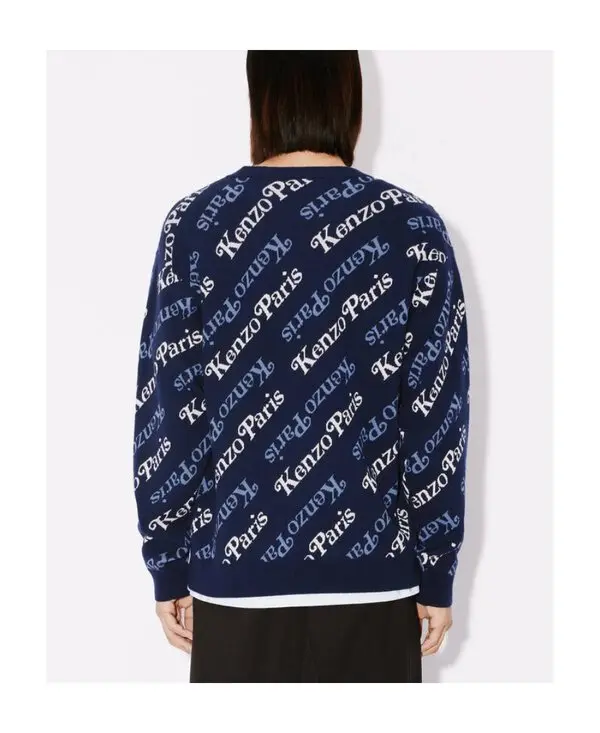 Kenzo All-over Monogram Printed Crew Neck Jumper